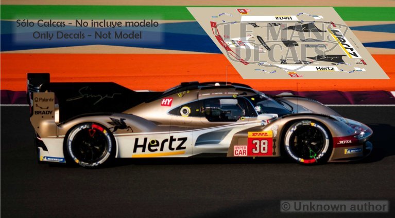 Decals Porsche 963 WEC 2024 12 38 99 1:32 1:43 1:24 1:18 slot calcas | eBay