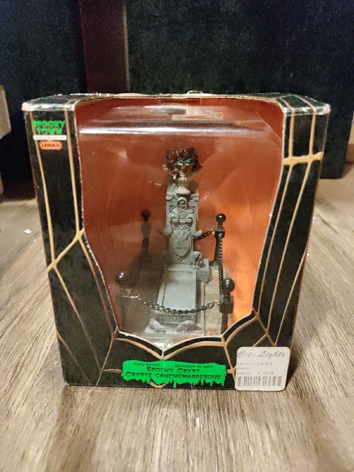 🔥LOT of 3 Lemax Spooky Town “Spooky Winner” Lighted & 2 Spooky Crypts 🔥 ...