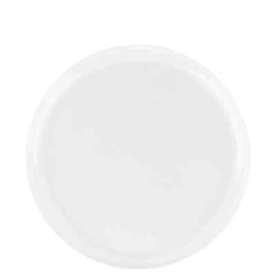 8.6" inch Disposable Round White Heavy Duty Plastic Fancy Lunch Plates ...