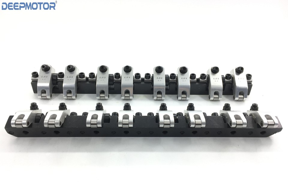 Deepmotor GM LS1 LS2 LS6 Aluminum 1.7 Ratio Shaft Mount Roller Rocker ...