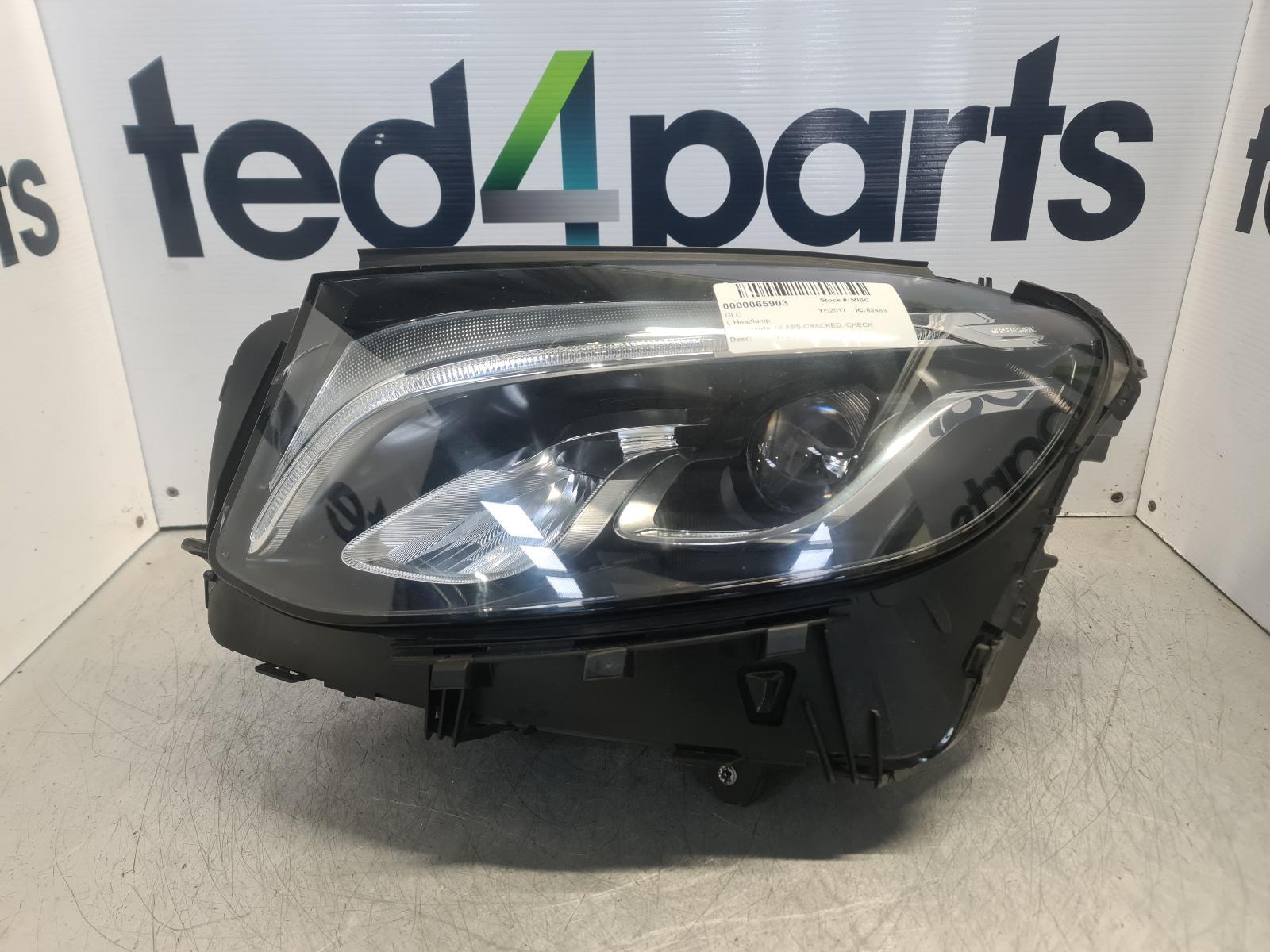 MERCEDES GLC W253 LED Headlight Left 2015 to 2019 A2539065301 for sale ...