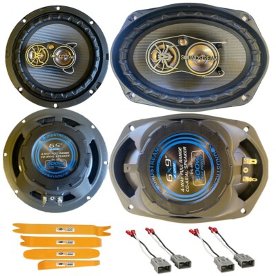 300Watt 6.5" Front | 500Watt 6x9" Rear Deck speaker for 1998-2007 Honda Accord | eBay