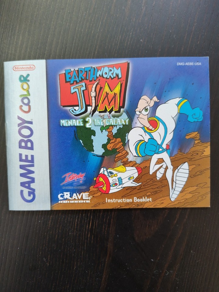 Earthworm Jim Menace 2 the Galaxy Gameboy Color | eBay