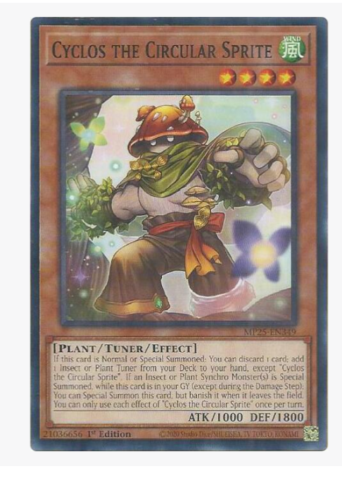 x3 Cyclos the Circular Sprite - MP25-EN349 - Common YuGiOh | eBay