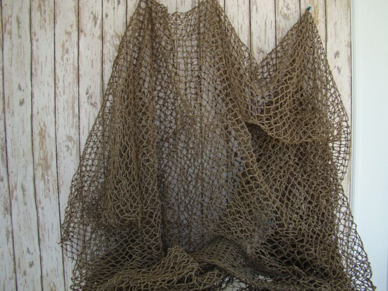 Authentic Fishing Net, Old Vintage Netting, Decorative Used Fish Net ...