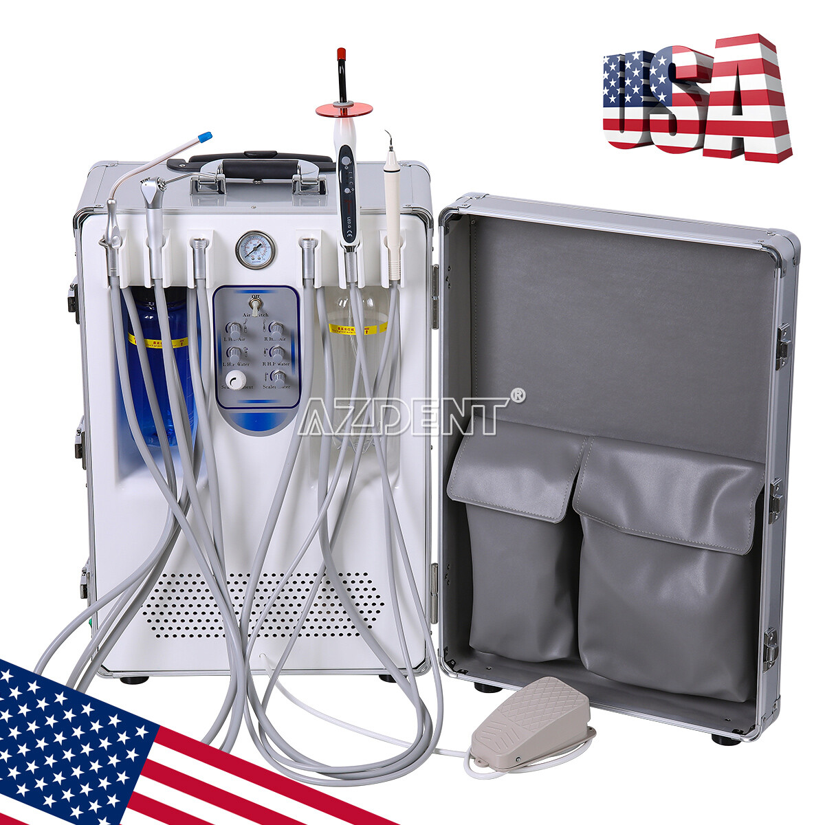 Dental Portable Mobile Delivery Unit Compressor Suction System/Medical ...