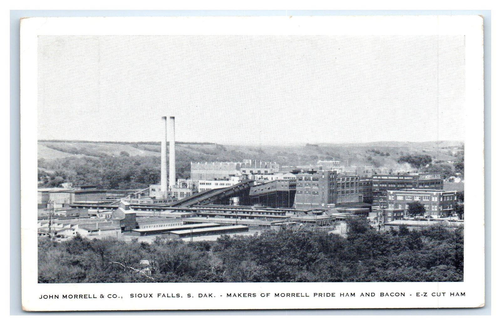 SIOUX FALLS, SDPostcard - JOHN MORRELL CO MAKERS OF MORRELL PRIDE | eBay