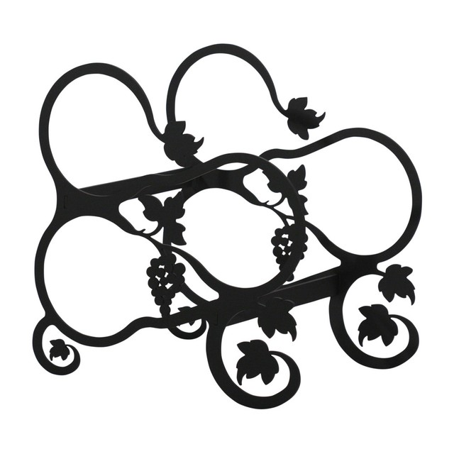 Village Wrought Iron Wr-157-s Grapevine Wine Rack - Black for sale ...