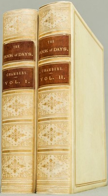 1881 The Book of Days Chambers Popular Antiquities Vellum Illustrated ...