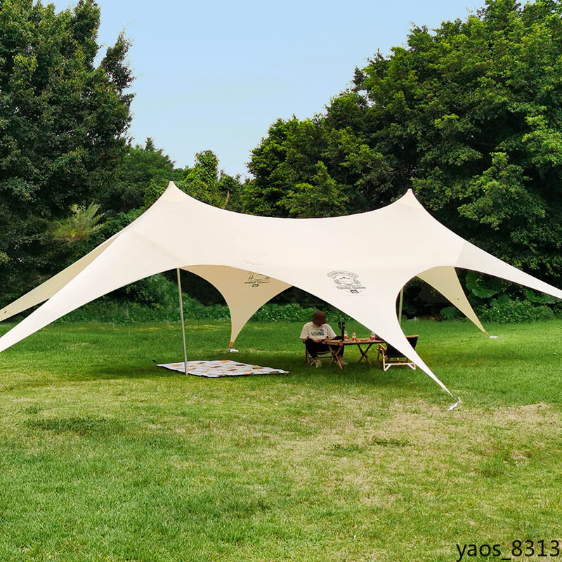 Super Large Trap Butterfly shape Outdoor Camp Tent 8*5m Projected area ...
