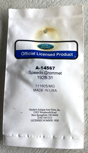 Ford Model A Speedometer Speedo Cable Grommet 1928-1931 New In Pkg | eBay