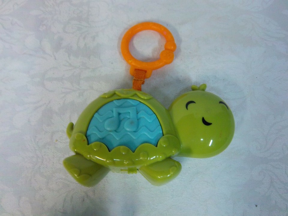 2015 Mattel Musical Turtle 6.5" Leap Frog Rattle 7" Frog Rattle 5" Baby ...