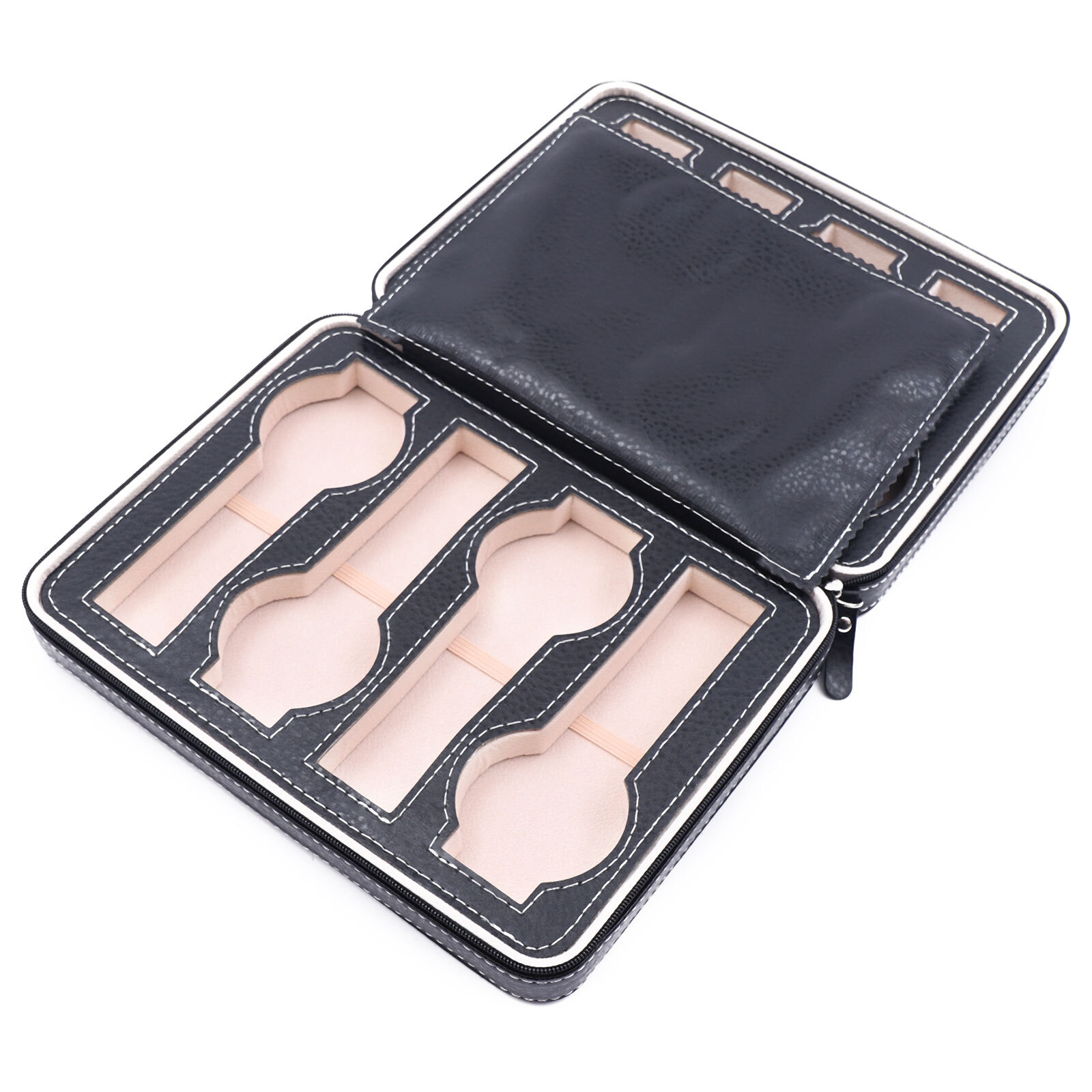 8-Grids Luxury Watch Storage Bag Carry Box Men Women Watch Display Case ...