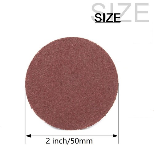 50PCS 2 inch Aluminum Oxide Roll Lock Die Grinder Sanding Grinding Disc ...