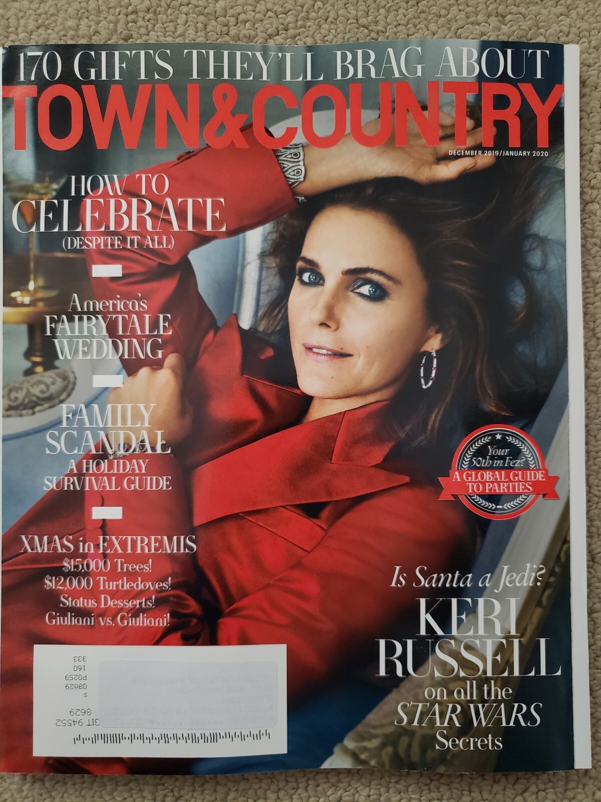 Keri Russell, Justin Theroux, Amanda Hearst Town And Country Magazine ...