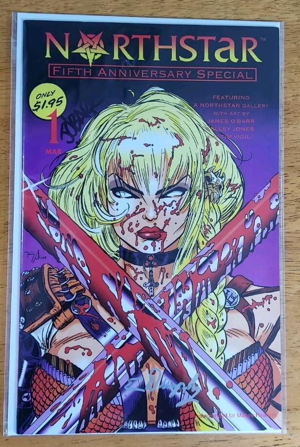Northstar Fifth Anniversary #1 Comic Primer VF SIGNED Ed Dunphy J O ...