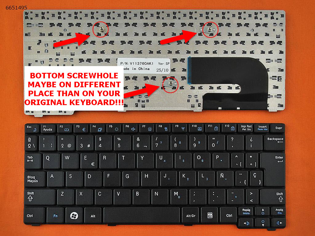 Keyboard For Samsung N143 N145 N128 NB30P N100S N101 NC310 NB20 NB30 ...