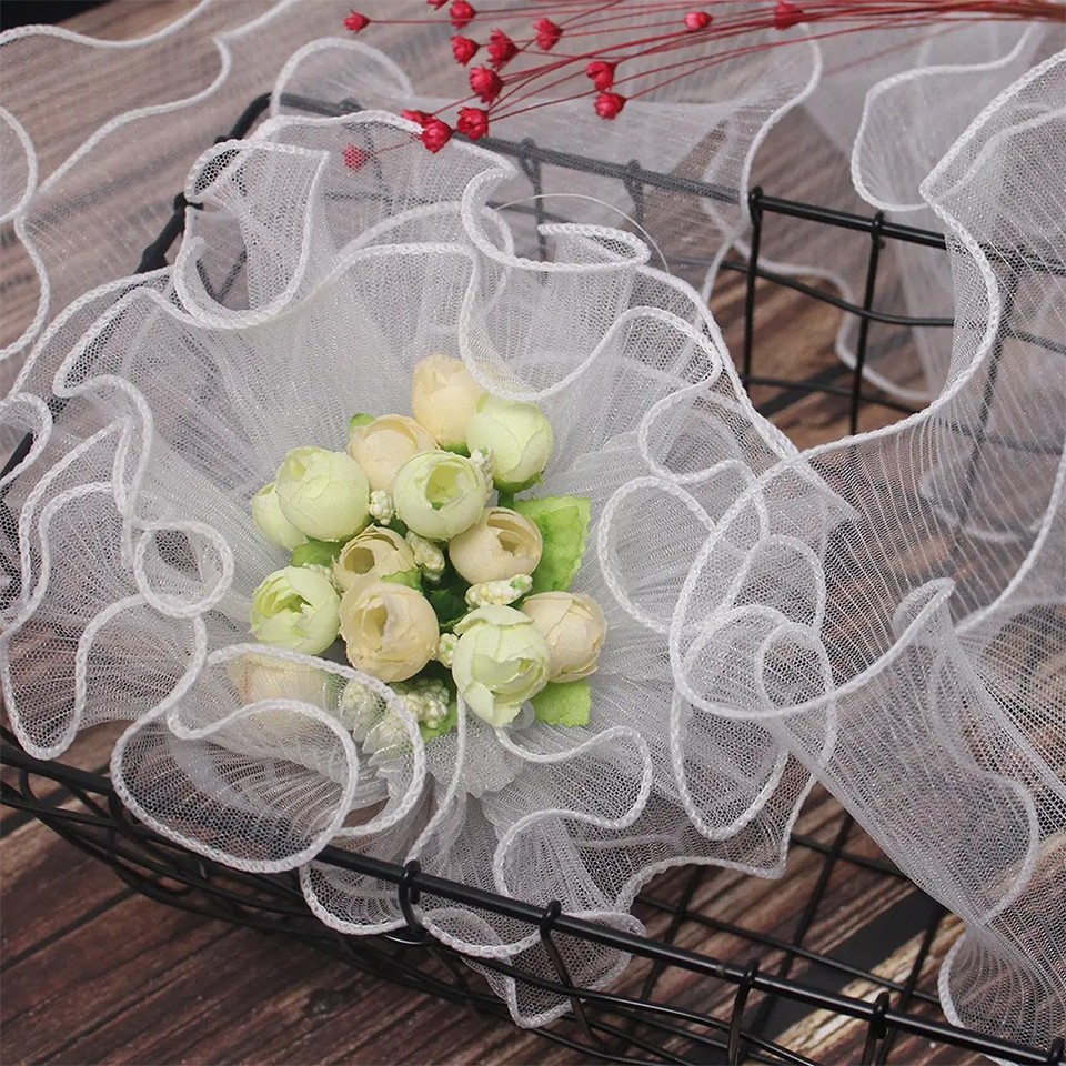 Flower Bouquet Wrapping Mesh Floral Yarn for Bouquets Bridal Paper ...