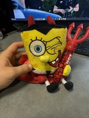SpongeBob Squarepants Dracula Devil Horns Halloween costume 9” plush | eBay