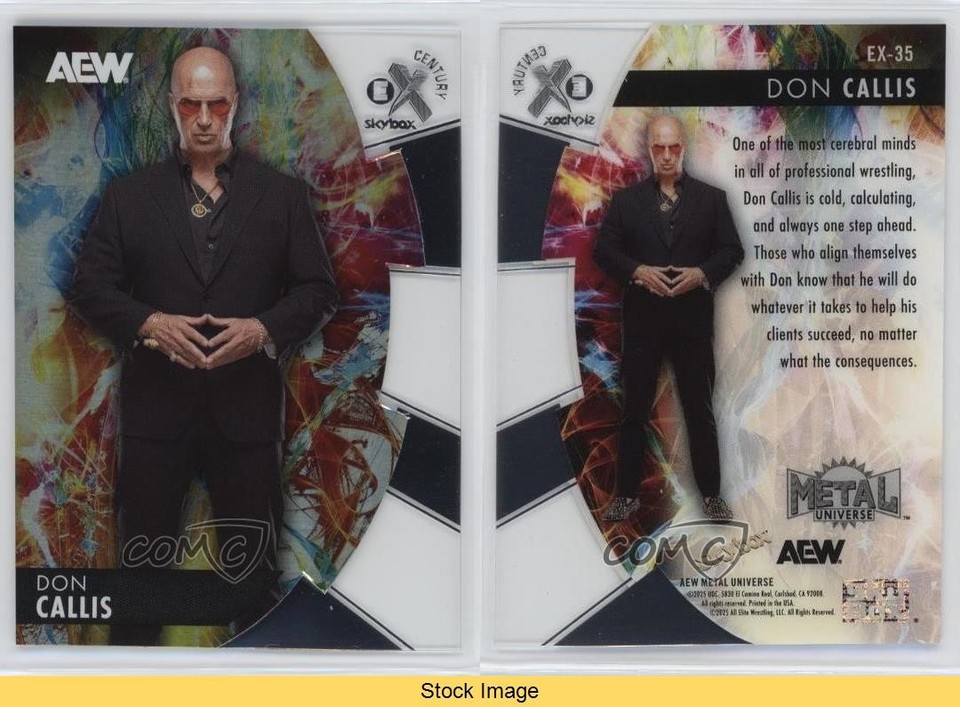 2025 Skybox Metal Universe AEW All Elite Wrestling Don Callis #EX-35 ...