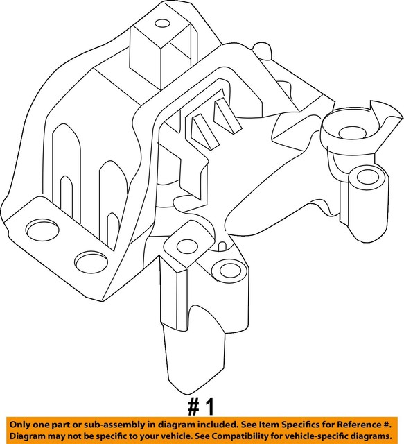 Genuine OEM Engine Mount for Nissan 112109AH0A for sale online | eBay
