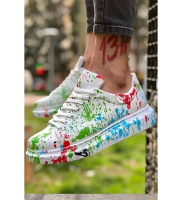 Swag Splash Shoes For Men Splash Green Red | eBay