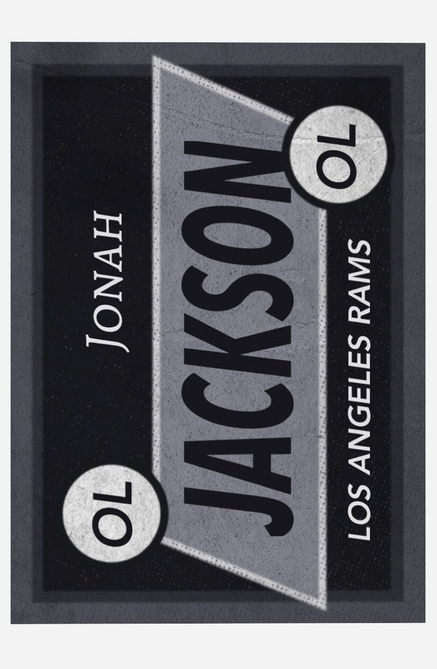 Jonah Jackson Los Angeles Rams ACEO Football Card! | eBay