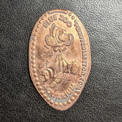 CLOWNFISH Blue Zoo Aquarium - Press Coin Elongated Penny Souvenir | eBay