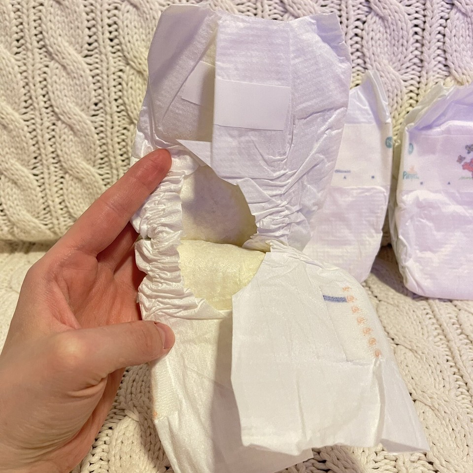 Vintage 90s Pampers Baby Dry Sesame Street Henson Diaper Newborn Ernie ...