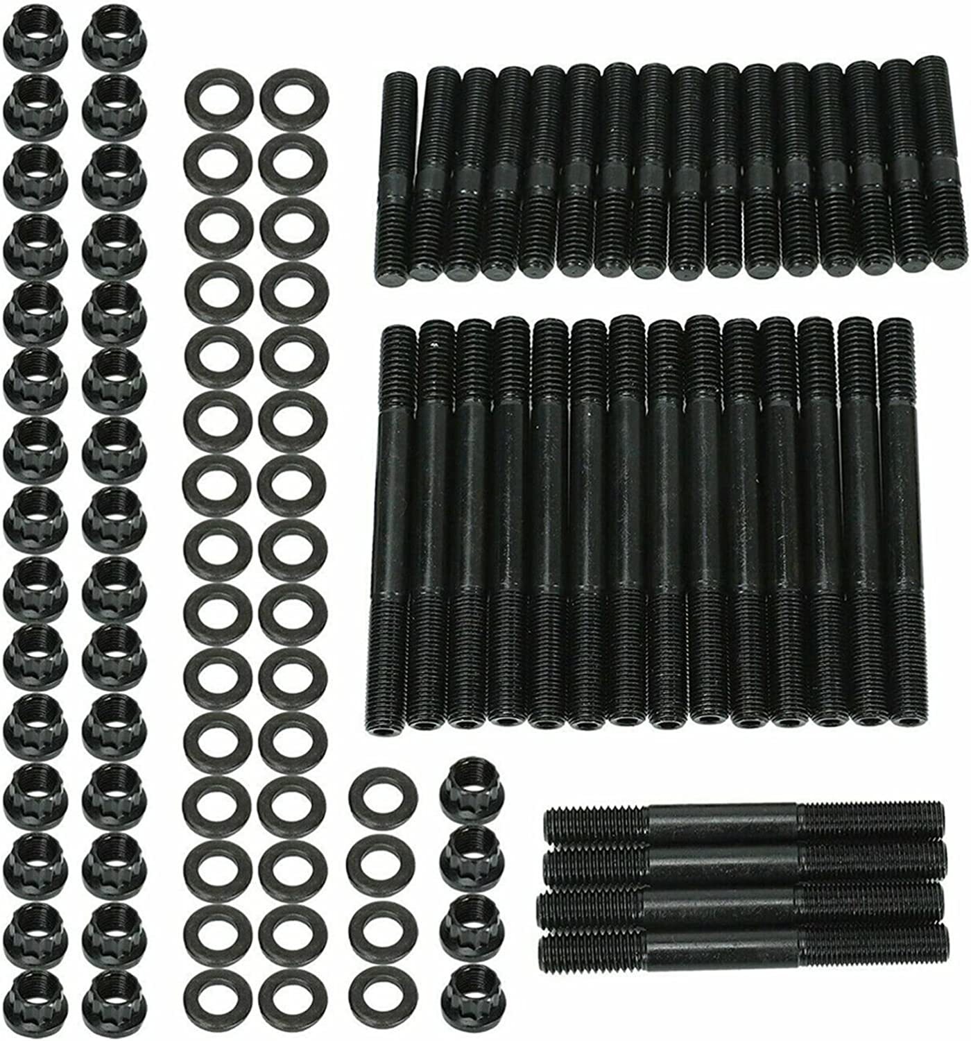 PCE279.1001 Cylinder Head Stud Kit Fit Small Block Chevy SBC 265 267 ...