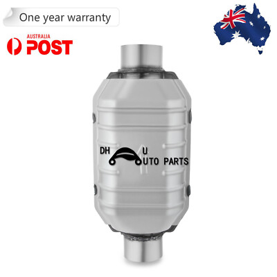 2.5" Inch Cat Converter Stainless Steel Body High Flow Catalytic 91006 ...