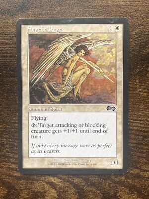 Angelic Page 4/350 Urza's Saga MTG Magic The Gathering D9959* | eBay