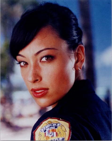 Aya Sumika in Honolulu Metro police uniform 2004 TV series Hawaii 8x10 ...