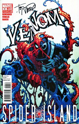 VENOM #6 SPIDER-ISLAND “SPIDER-MAN” SIGNED BY ARTIST TONY MOORE | eBay