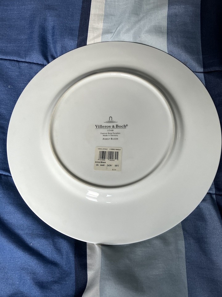 Villeroy & Boch Anmut Bloom Dinner Plate Germany Floral Design 11” | eBay