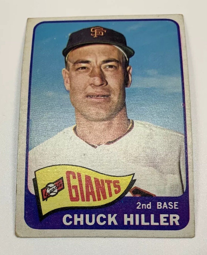 1965 Topps # 531 Chuck Hiller Baseball Card San Francisco Giants SF | eBay