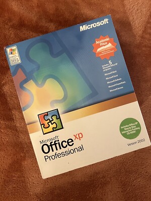 Microsoft Office XP Professional Version 2002: Academic w/Manual ...