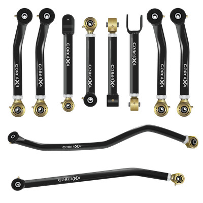CORE 4X4 10pc Control Arm -Track Bar Kit- Fits : Jeep, Wrangler TJ-LJ ...