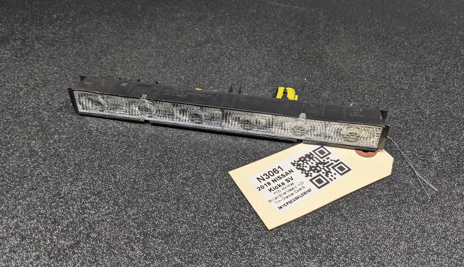 Rear High Mount 3rd Stop Brake Lamp 2019 Nissan Kicks 26590-5RA0A 2018 ...