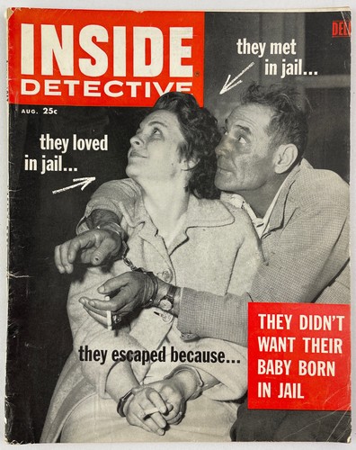 Inside Detective Magazine, August 1957, Vintage True Crime Stories ...