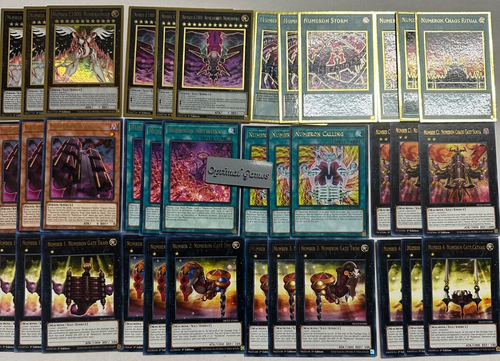 YUGIOH! Numeron Deck Core 36 Cards MGED Numeron Calling Network Chaos ...