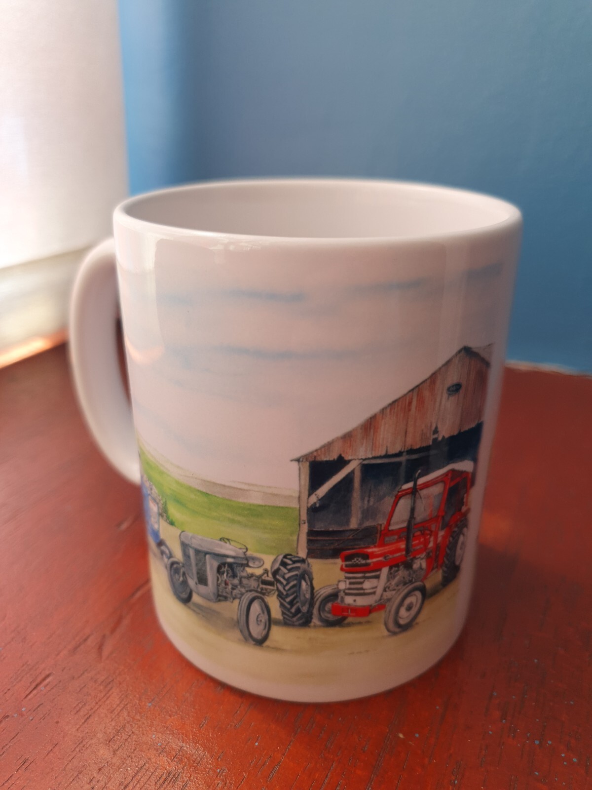 Vintage Tractors MUG classic tractor mug Ford Massey Ferguson Little ...