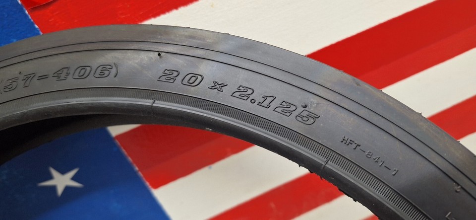 1 - 20 X 2.125" BLACK WALL Slick Bicycle Tire for Schwinn Huffy Sears ...