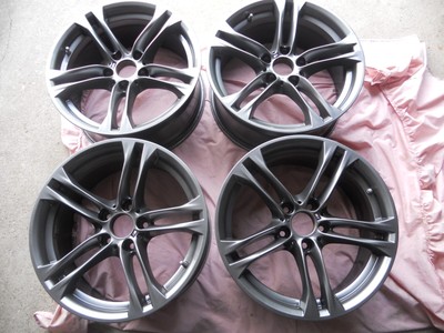 4 x bmw 5 series F10, 18" alloys [613] in gunmetal, genuine, lovely ...