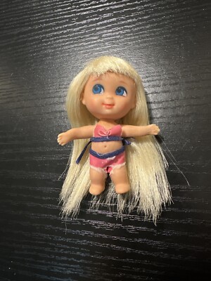 Vintage Liddle Kiddles Doll #3517 Surfy Skiddle with Bikini | eBay