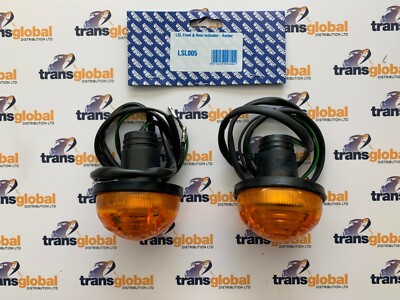 Indicator Flasher Light Lamp Unit x2 for Land Rover Series 2 3 WIPAC ...