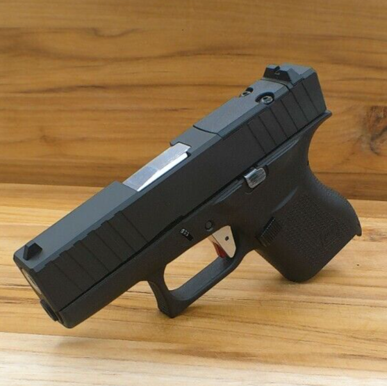 For Glock 43 43x Complete Slide Lighting Raptor RMSc Cut POLISHED ...