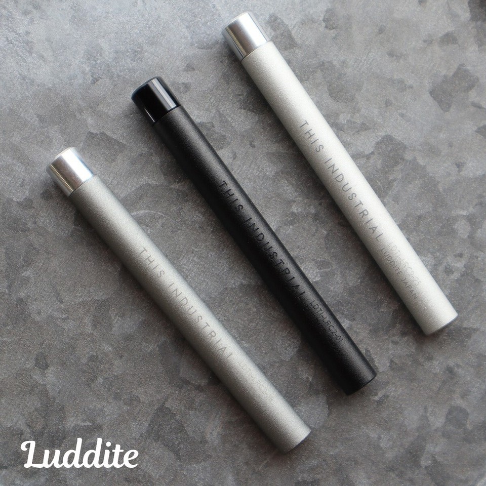 LUDDITE Aluminum Blast Finish Lead Case for Mechanical Pencil Gray Made ...