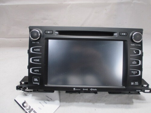 2017 2018 2019 Toyota Highlander Radio Receiver w/Navigation w/Display ...