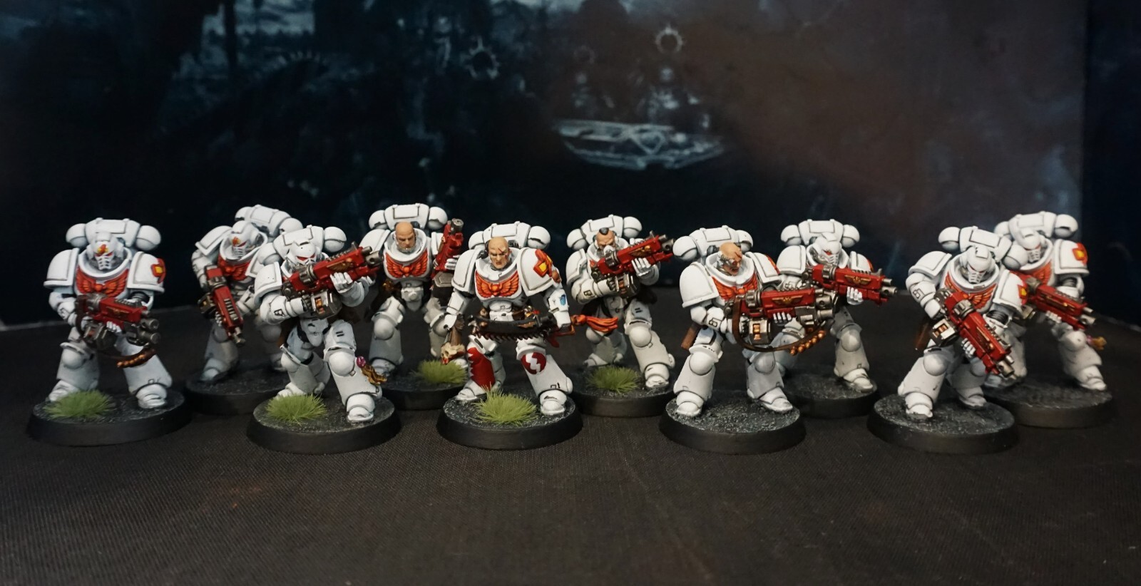 White Scars Primaris Intercessors + upgrades painted Warhammer 40k Kill ...